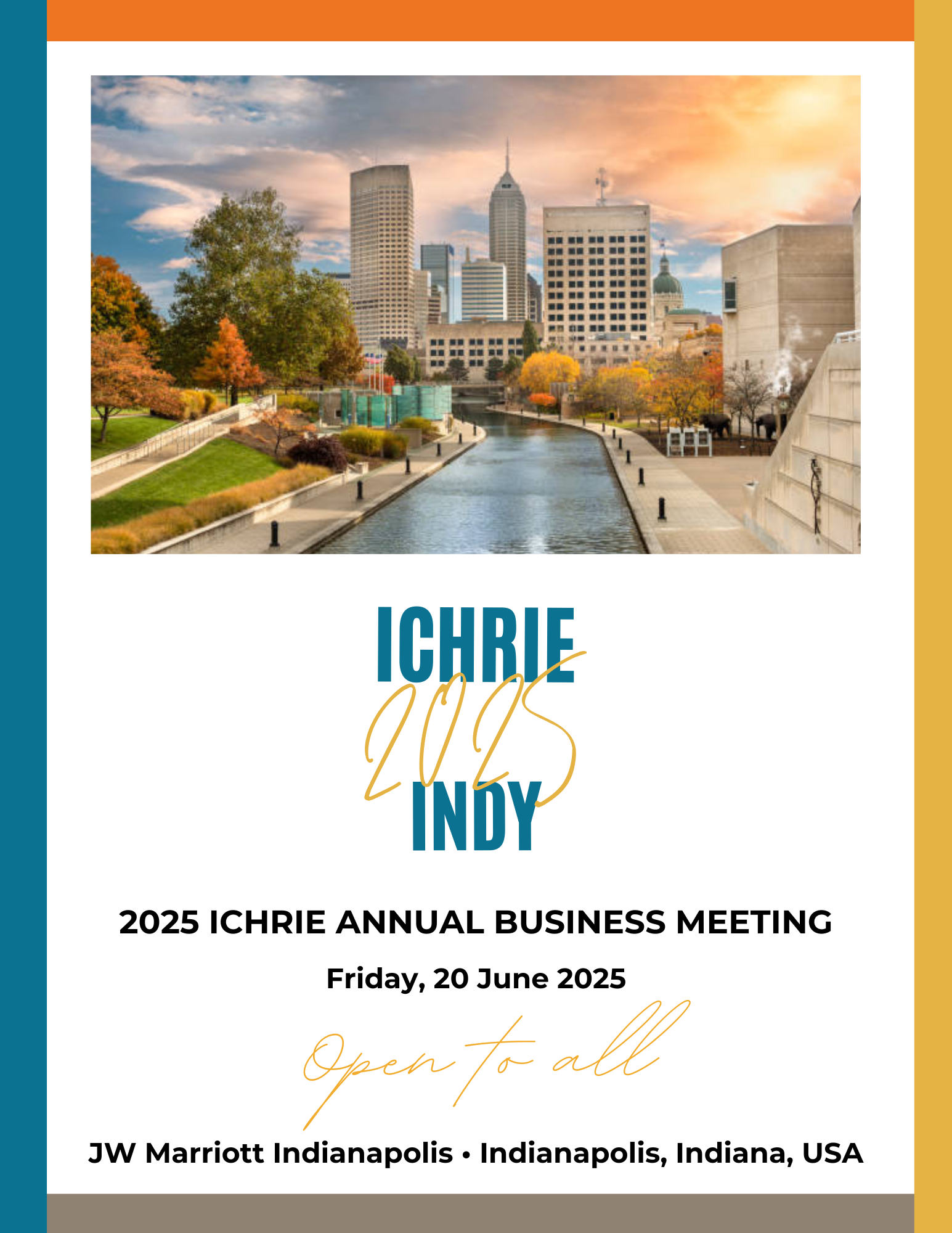 2025 ICHRIE Global Conference Schedule